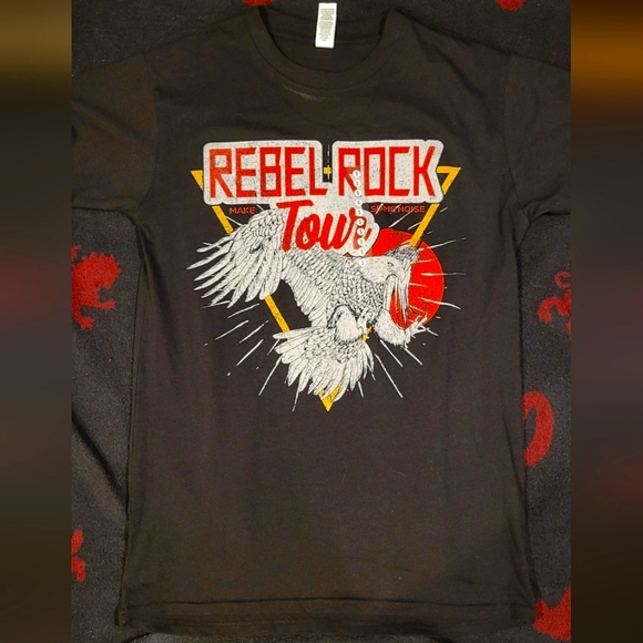 rebel rock | Tops | Rebel Rock Tour Graphic Tee S | Poshmark